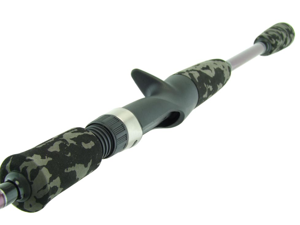 SARATOGA Graphite CMT24 Baitcast CAMO 6'0 2-4kg 2pc Baitcaster Barra ...