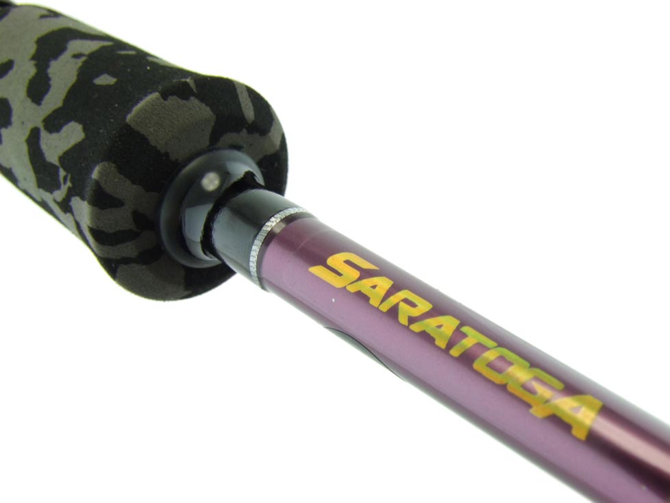 SARATOGA Graphite CMT24 Baitcast CAMO 6'0 2-4kg 2pc Baitcaster Barra ...