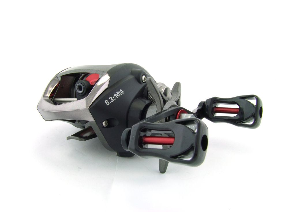 SARATOGA Low Profile Baitcaster 10BB Fishing Reel MAG Brake Left Handed ...