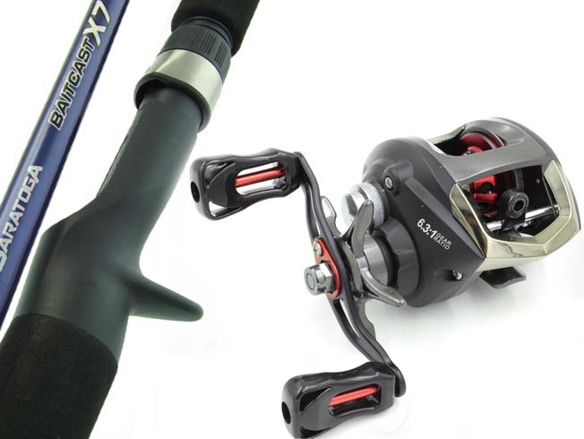 SARATOGA 6kg 6'0 Baitcaster Low Profile Fishing Rod and Reel Combo ...